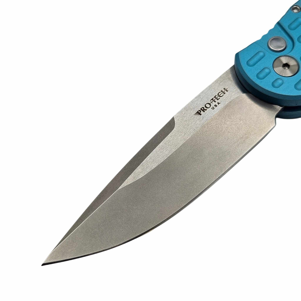 Pro-Tech Knives TR-3 Tactical Response 3 Tiffany Blue Handle w/Grooves ...