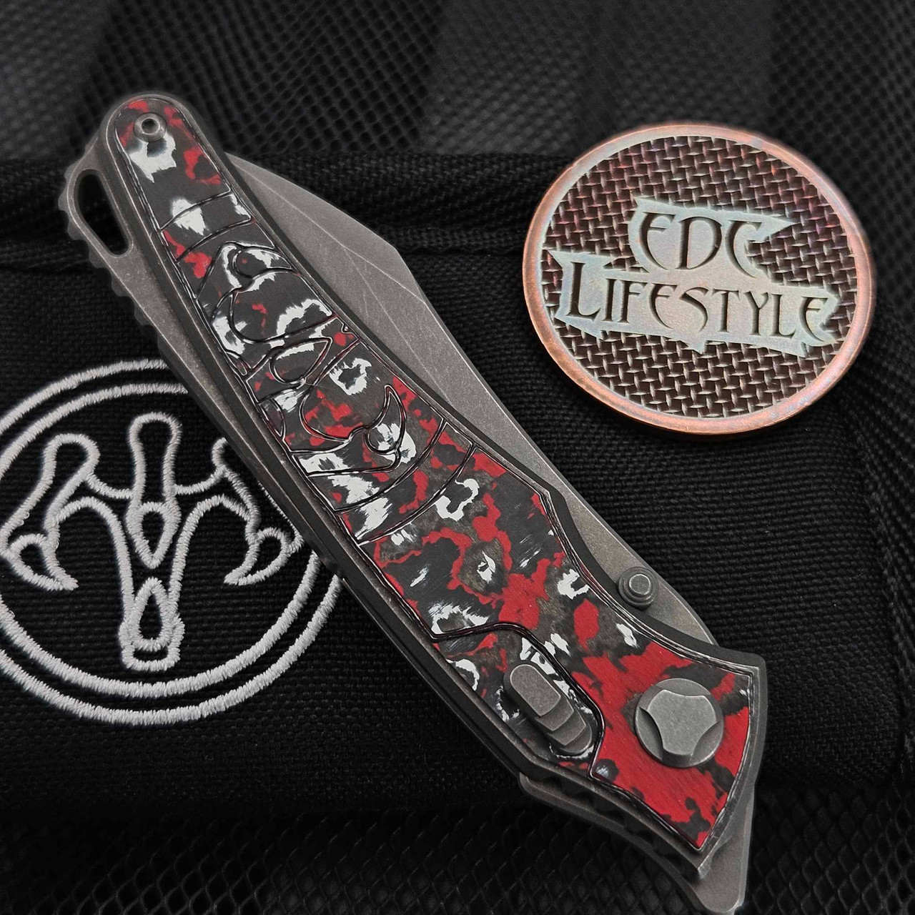 Hawk Talon Snow Fire Fat Carbon Folder S1