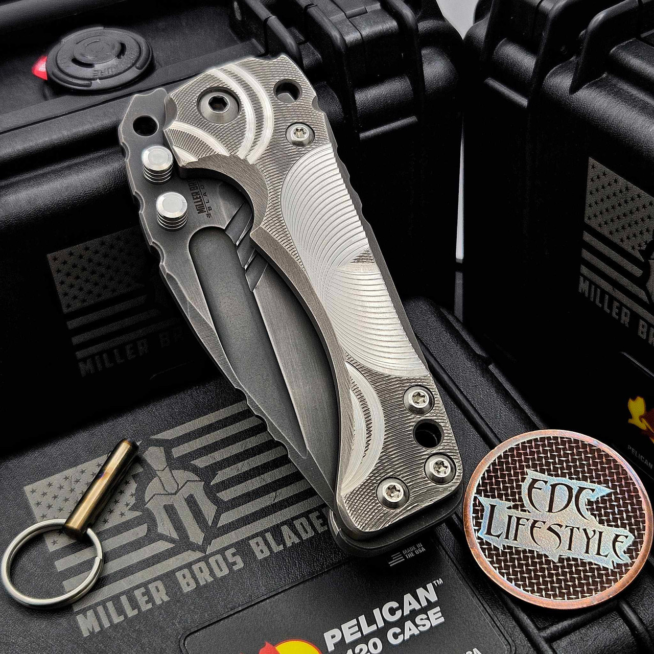 Miller Bros Blades Custom T-1 Folder 4" Z-Wear PM