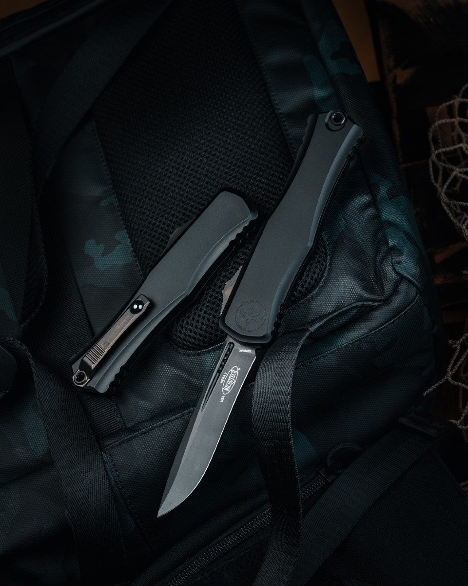 Microtech 1705-1DLCTS Black TacticalHera II Generation 2 Recurve Edge 4 ...