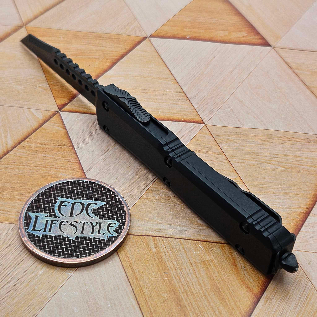 Microtech Ultratech 119W-1DLCTSH DLC Warhound Shadow - Preowned