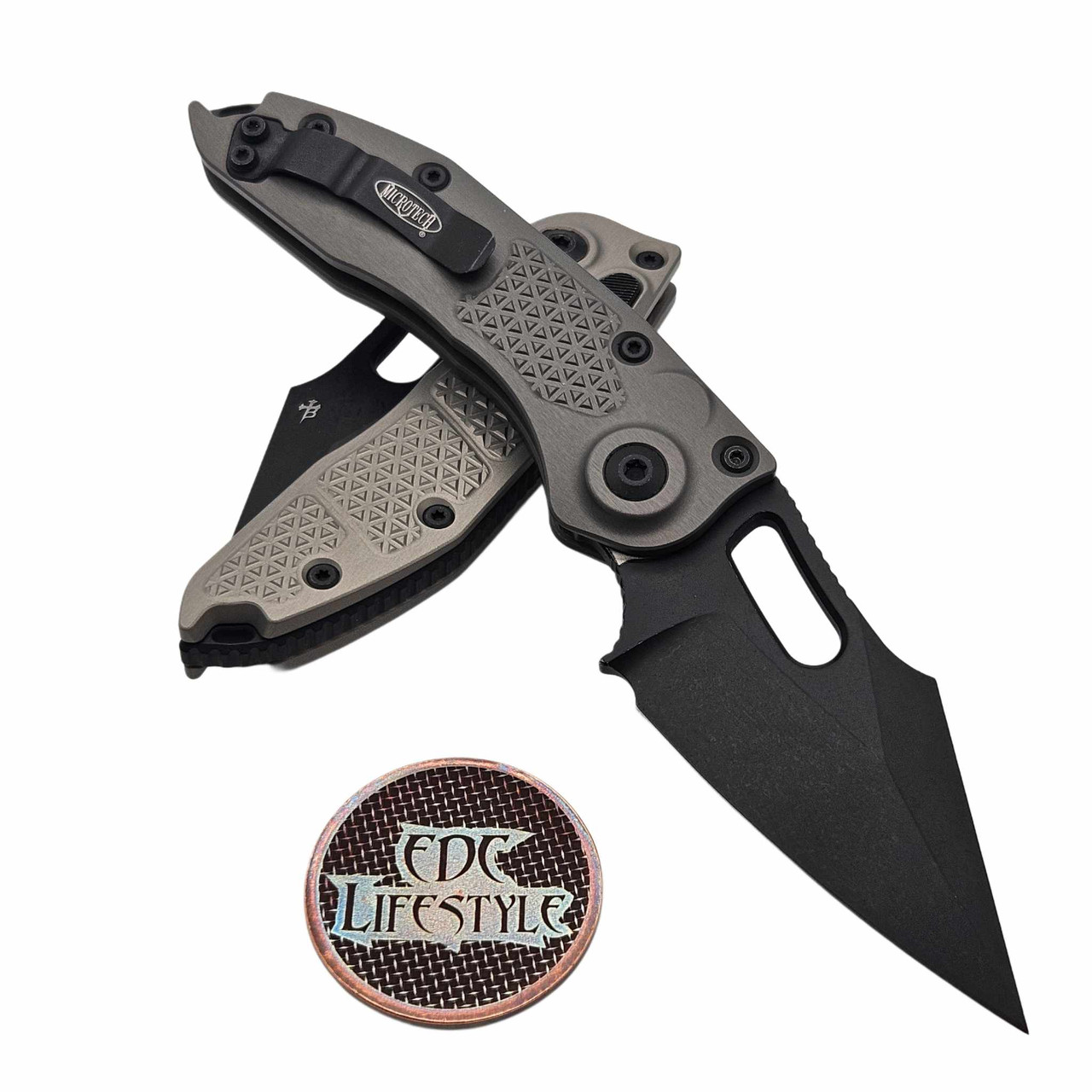 Microtech Borka Auto Stitch S/E 169-1APNC Natural Clear Black ...