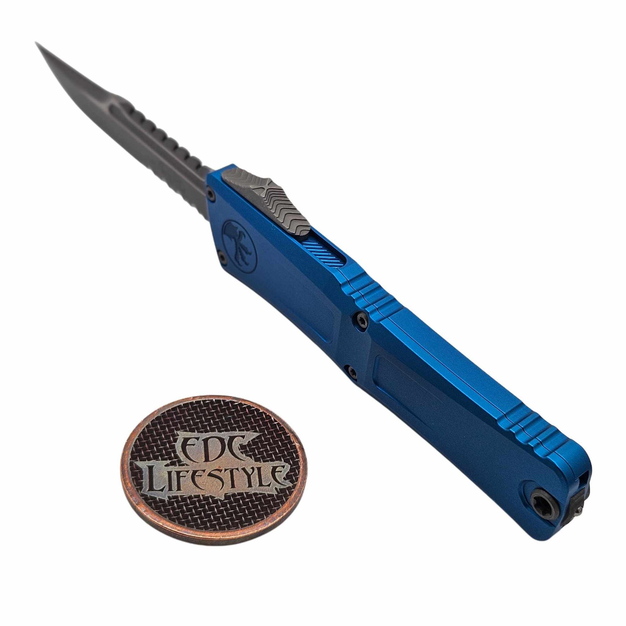 Microtech Combat Troodon Interceptor Gen 3 Blue Apocalyptic Standard ...