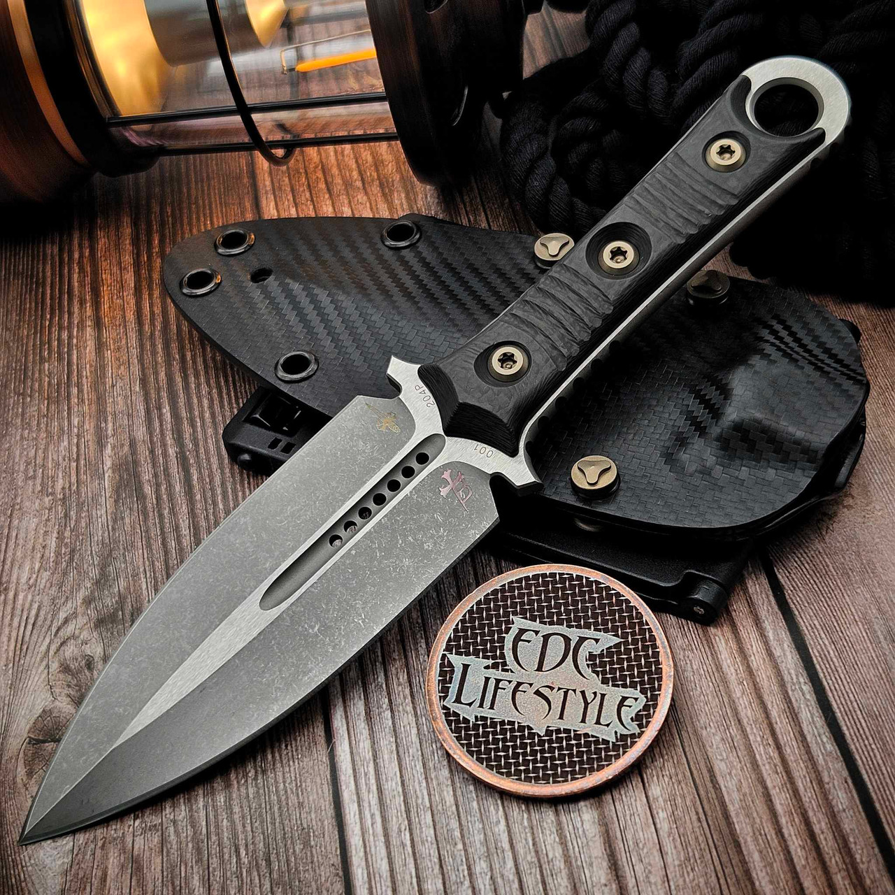 Marfione Custom Knives Borka Blades SBD Fixed Blade Two-Tone ...
