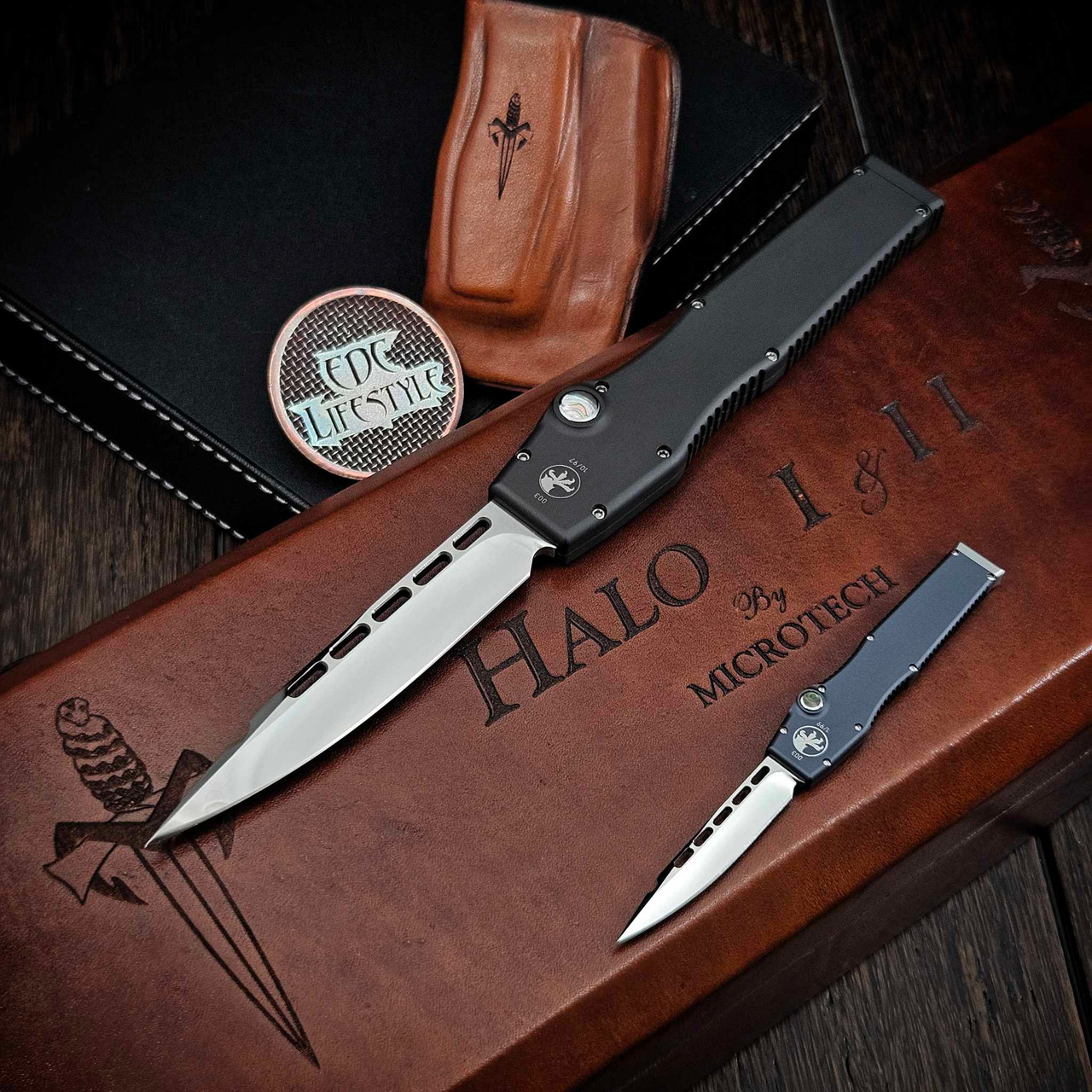 Microtech Knives Halo I & Mini II Set S/N 003