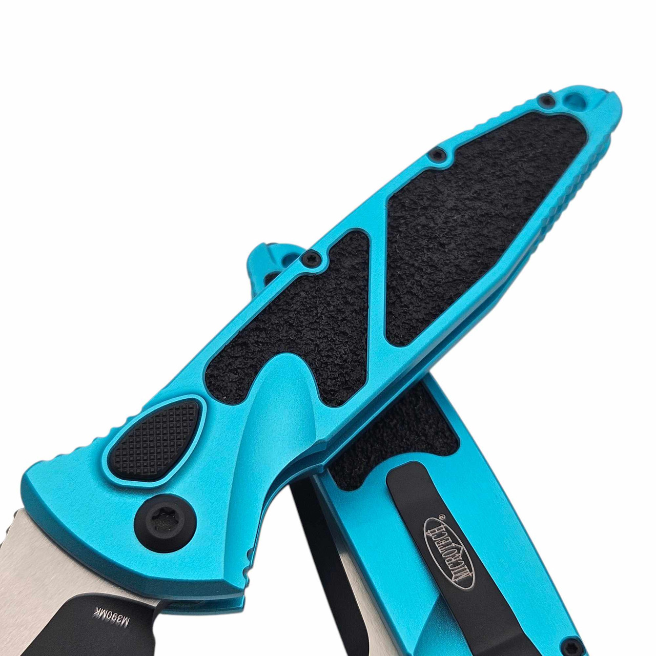 Microtech Socom Elite Auto 161A-1TQ Turquoise Tactical Tanto Edge