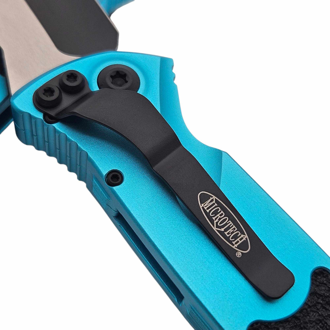 Microtech Socom Elite Auto 161A-1TQ Turquoise Tactical Tanto Edge