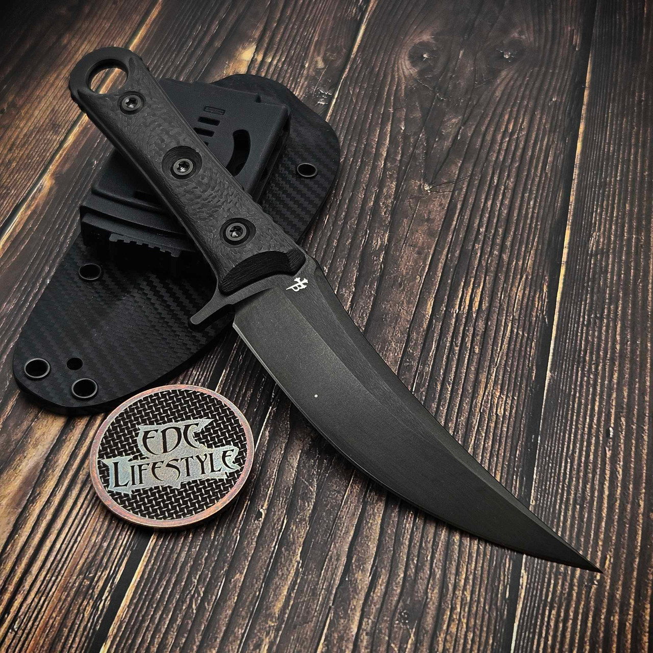 Microtech SBK S/E Persian Fixed Blades Borka Design DLC 200-1DLCTS