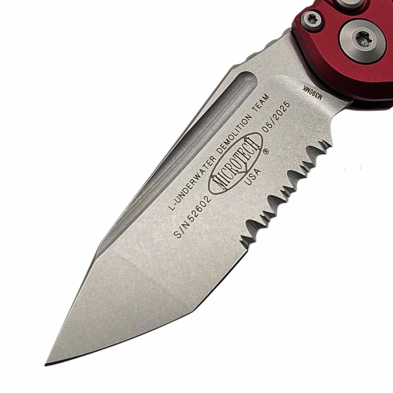 Microtech LUDT T/E Gen III 1136-11MR Merlot Stonewash Standard Partial ...