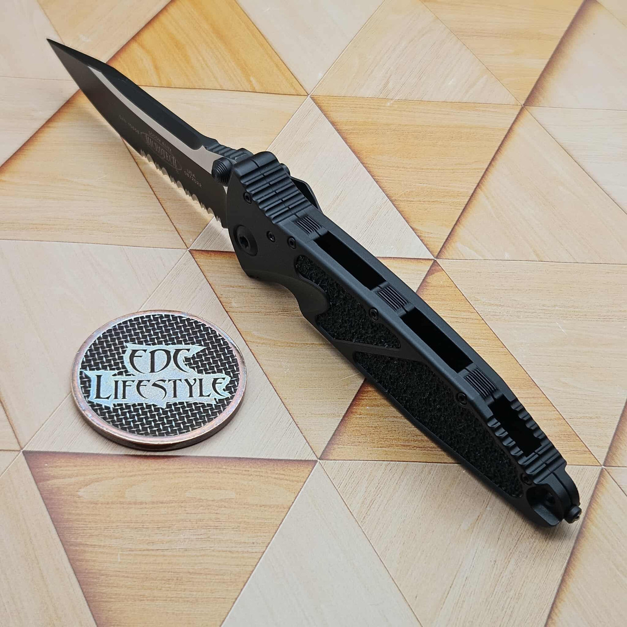 Microtech Socom Elite 160-2T Tactical Single Edge Partial Serrated ...