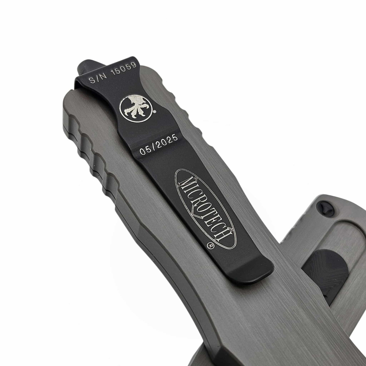 Microtech 227-D3NC Natural Clear Dirac Delta Black Standard 3.8" Double ...