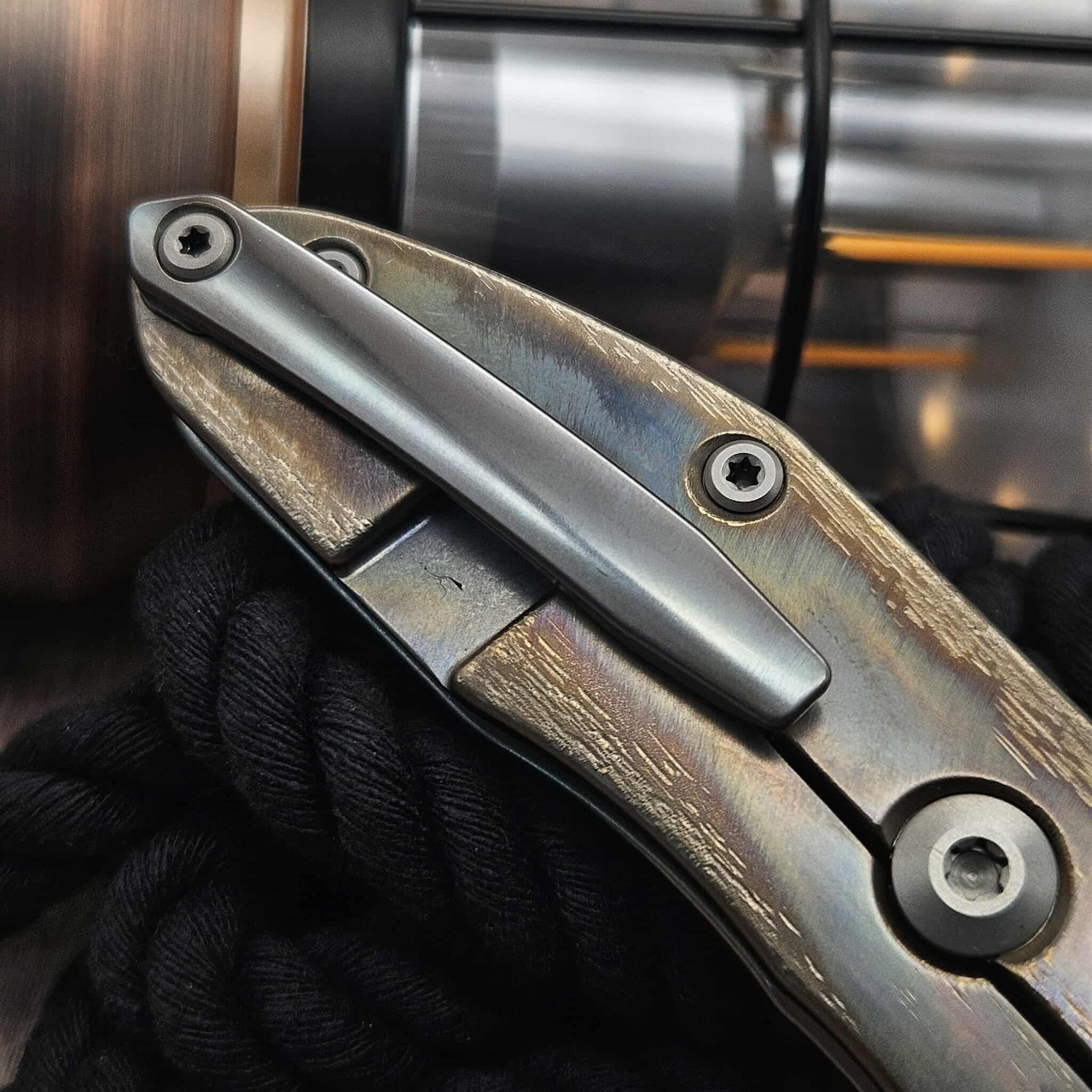 Borka Blades Cosmic Stitch Rose Gold M390 S2