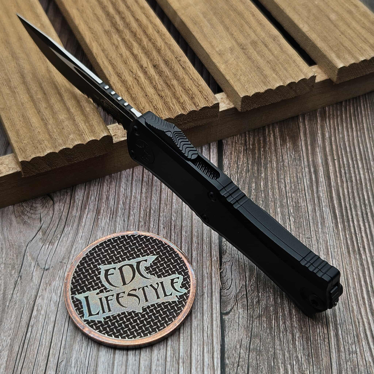 Microtech Hera II Mini S/E Tactical Partial Serrated Standard 1703M-2T ...