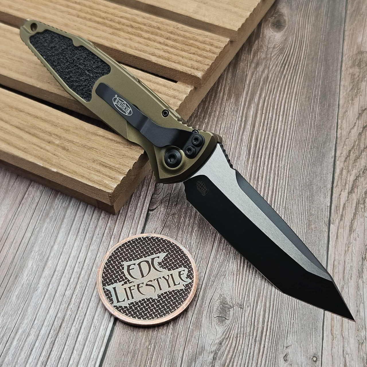 Microtech Socom Elite Auto T/E OD Green 161A-1OD S/N 23144 - Grenade ...