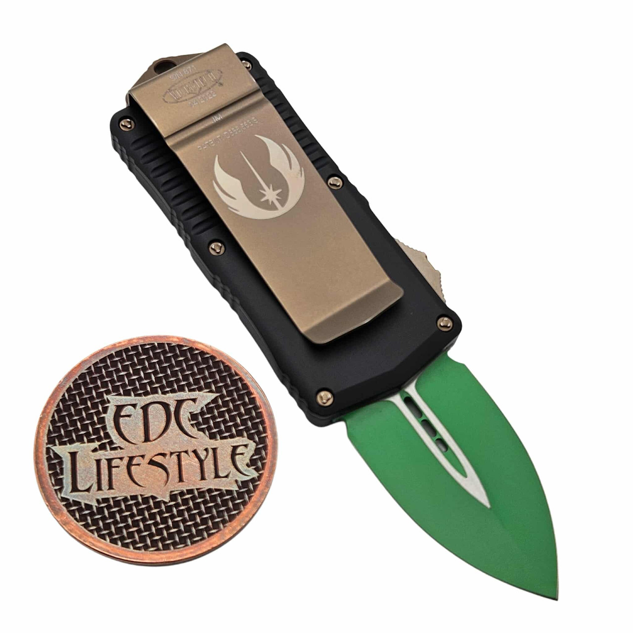Microtech Exocet 157-1JM Jedi Master Star Wars Exocet OTF Money Clip