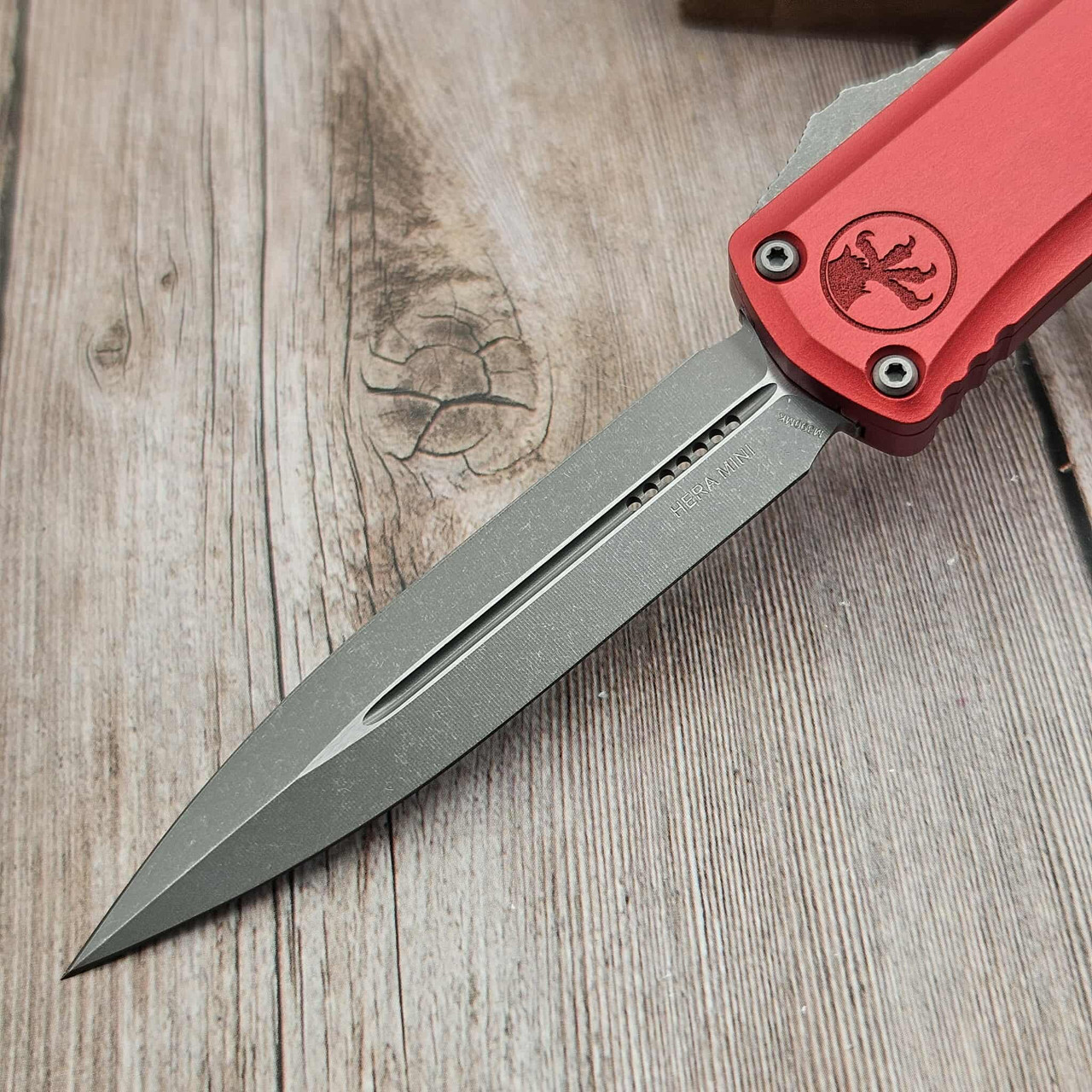 Microtech Hera II Mini D/E Red Apocalyptic 1702M-10APRD - Grenade ...