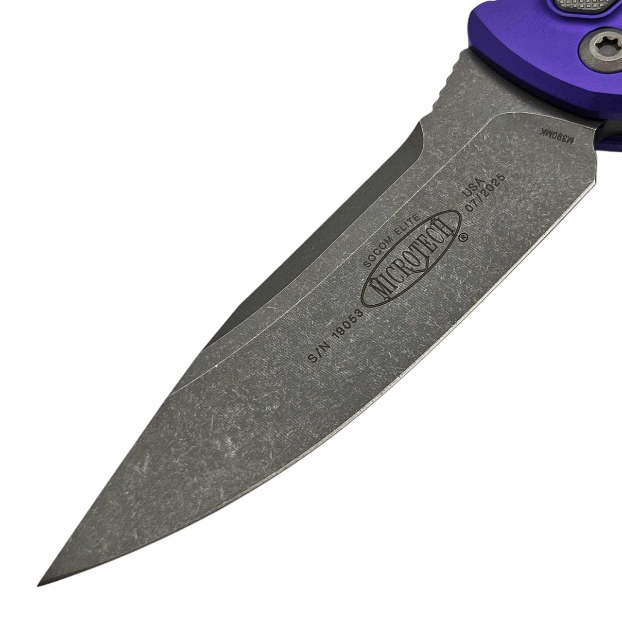 Microtech Socom Elite 160A-10APPU Purple Single Edge Auto Apocalyptic ...