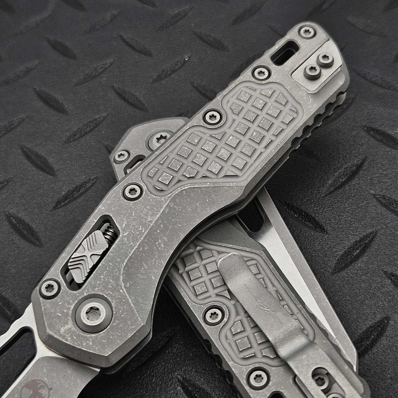Microtech MSI Ram-Lok 210-11APFRMS1 Titanium Frag Apocalyptic Partial ...