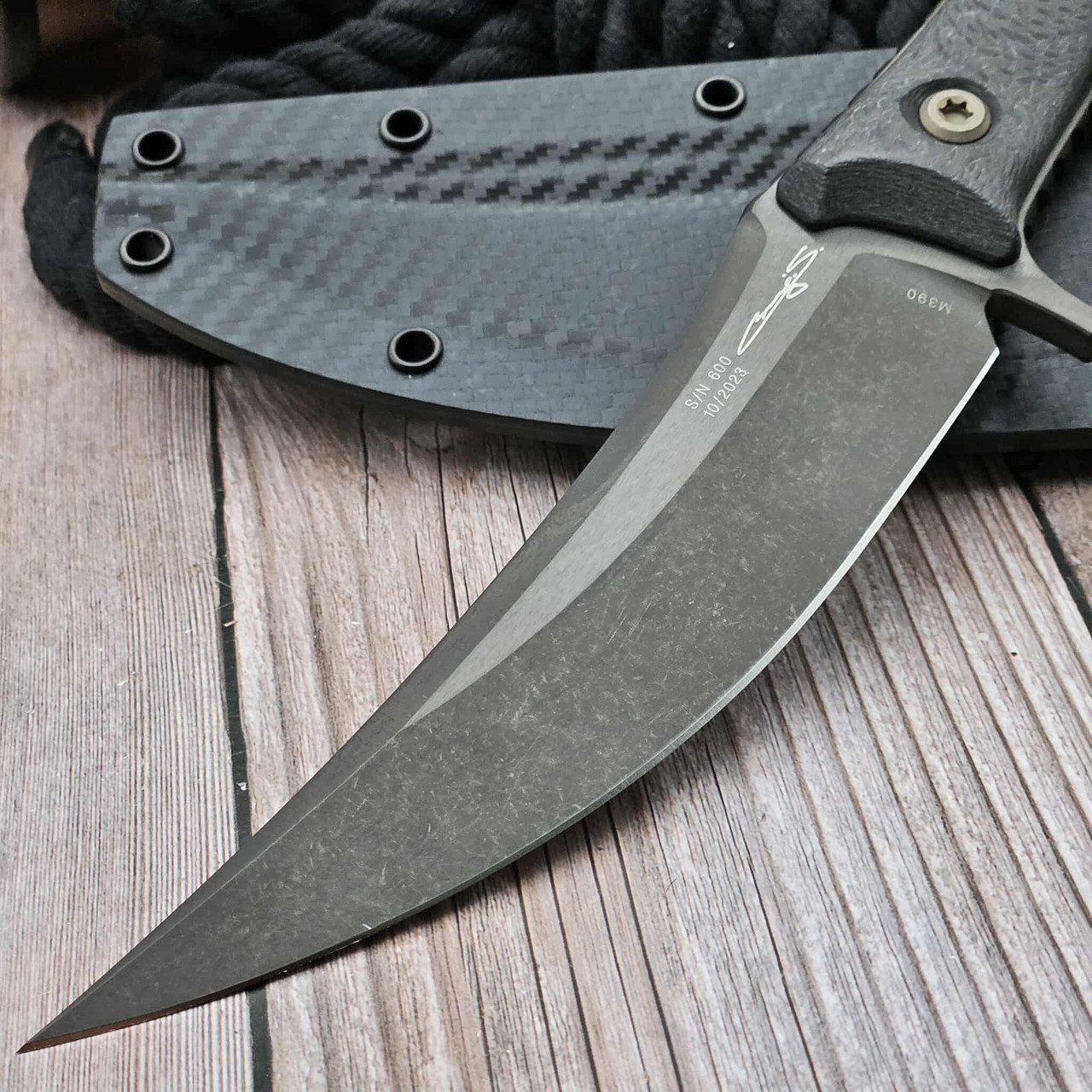 Microtech SBK S/E Signature Series DLC Standard Carbon Fiber Handle 200 ...