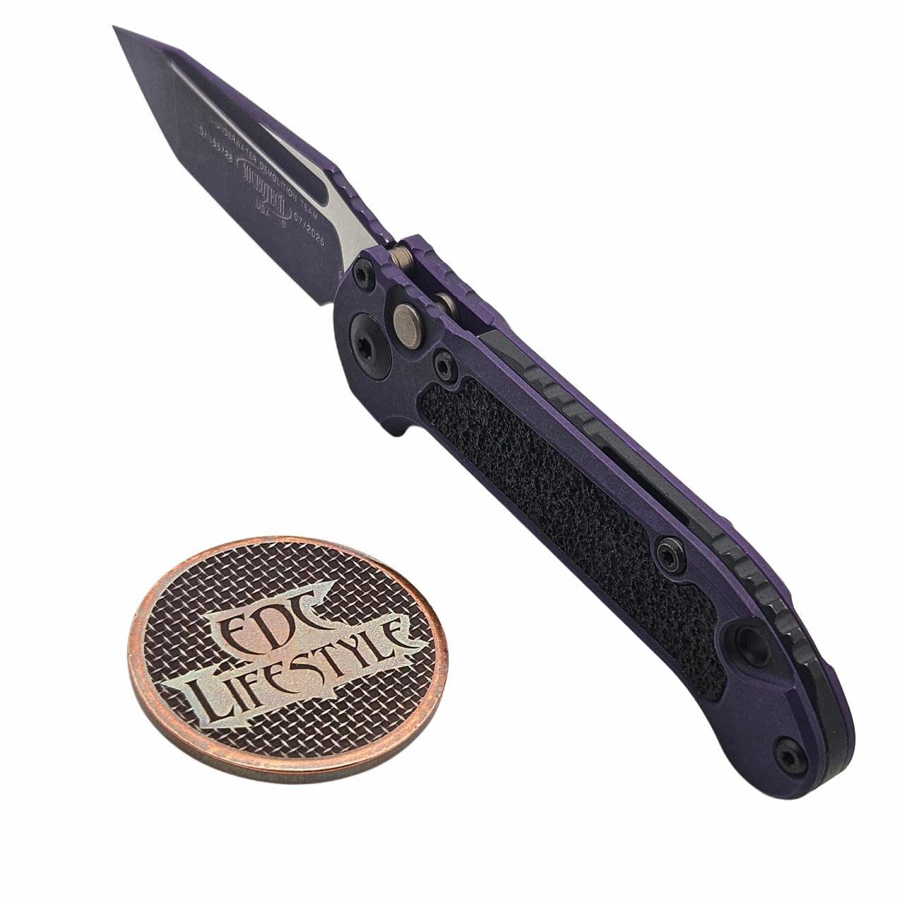 Microtech LUDT T/E Gen III 1136-1WPU Weathered Purple