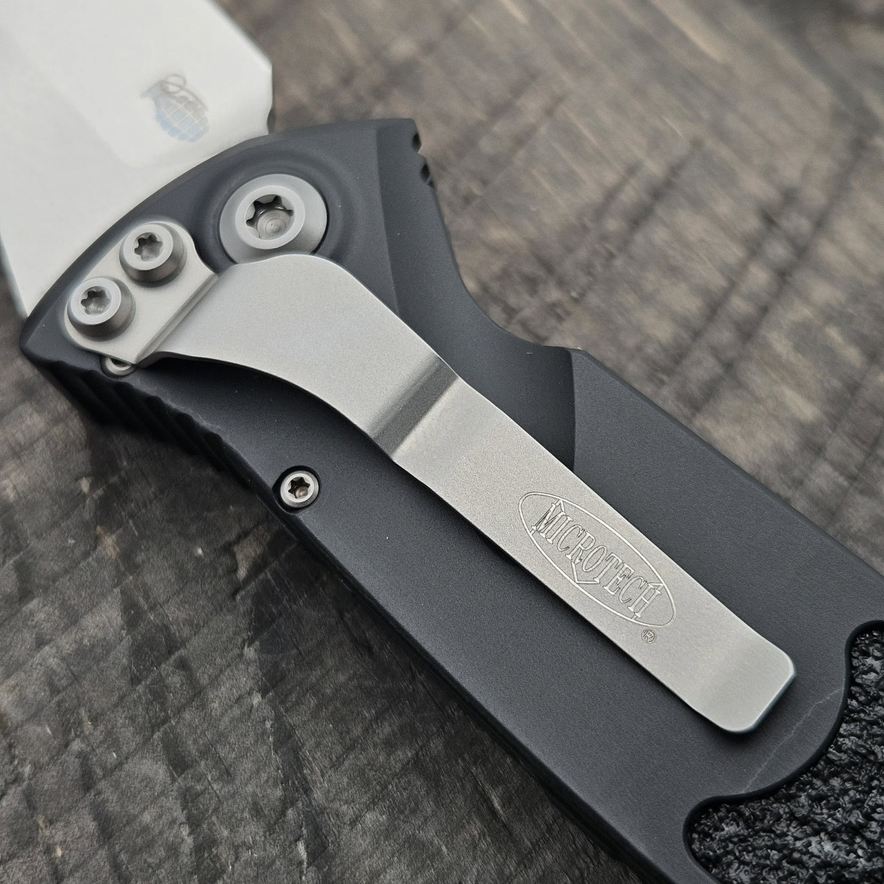 Microtech 161A-10 Socom Elite Auto T/E Black Stonewash Grenade
