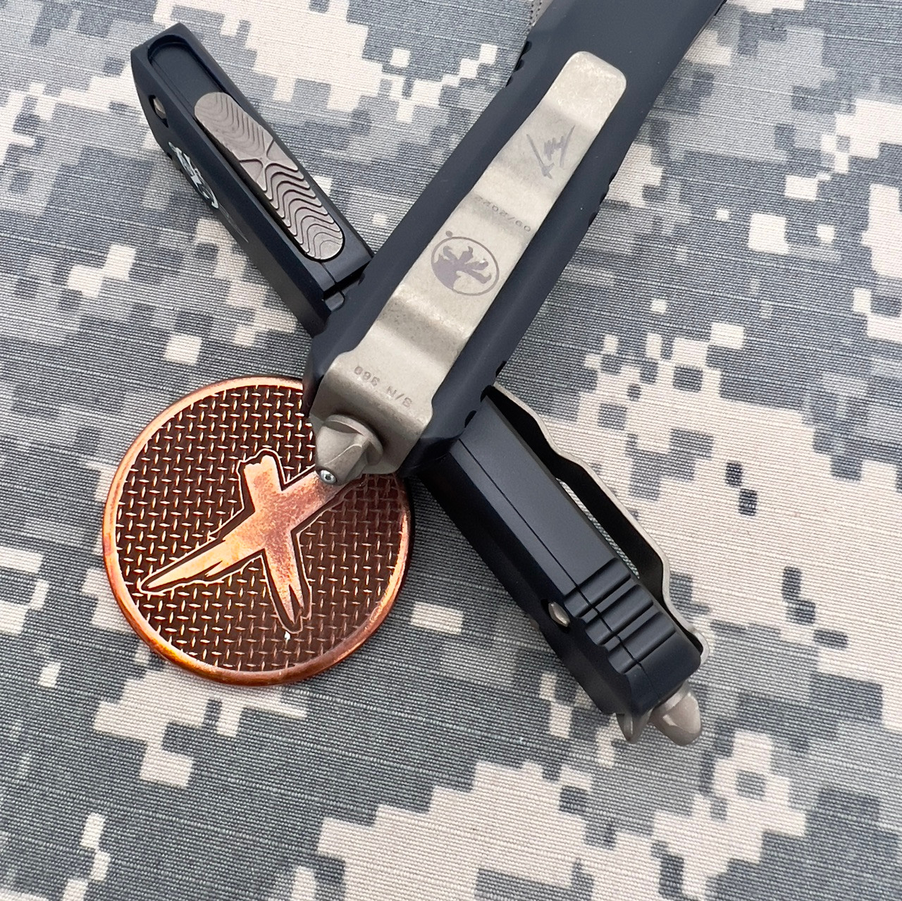 Microtech Ultratech 119W-13APS Bronzed Warhound