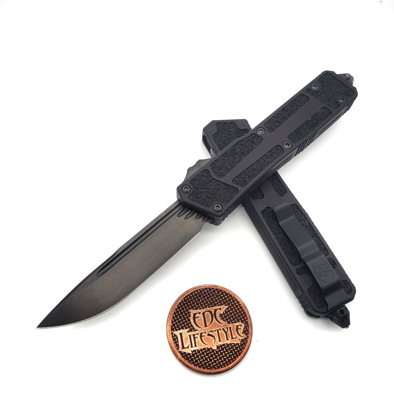 Microtech Scarab II 278-1DLCTSH DLC Single Edge DLC Hardware