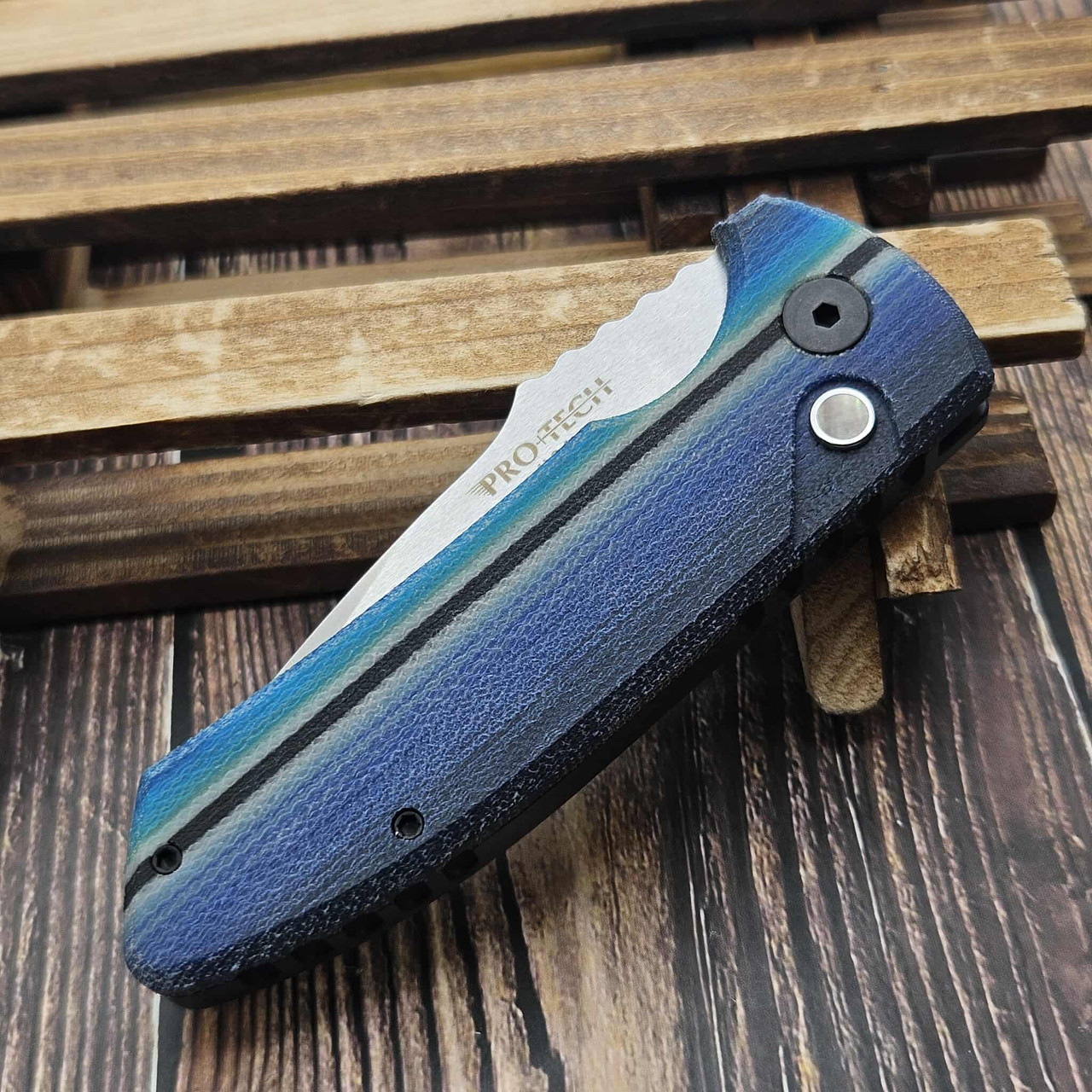 Pro-Tech Knives SBR Auto Unique Micarta S35VN Blade S1