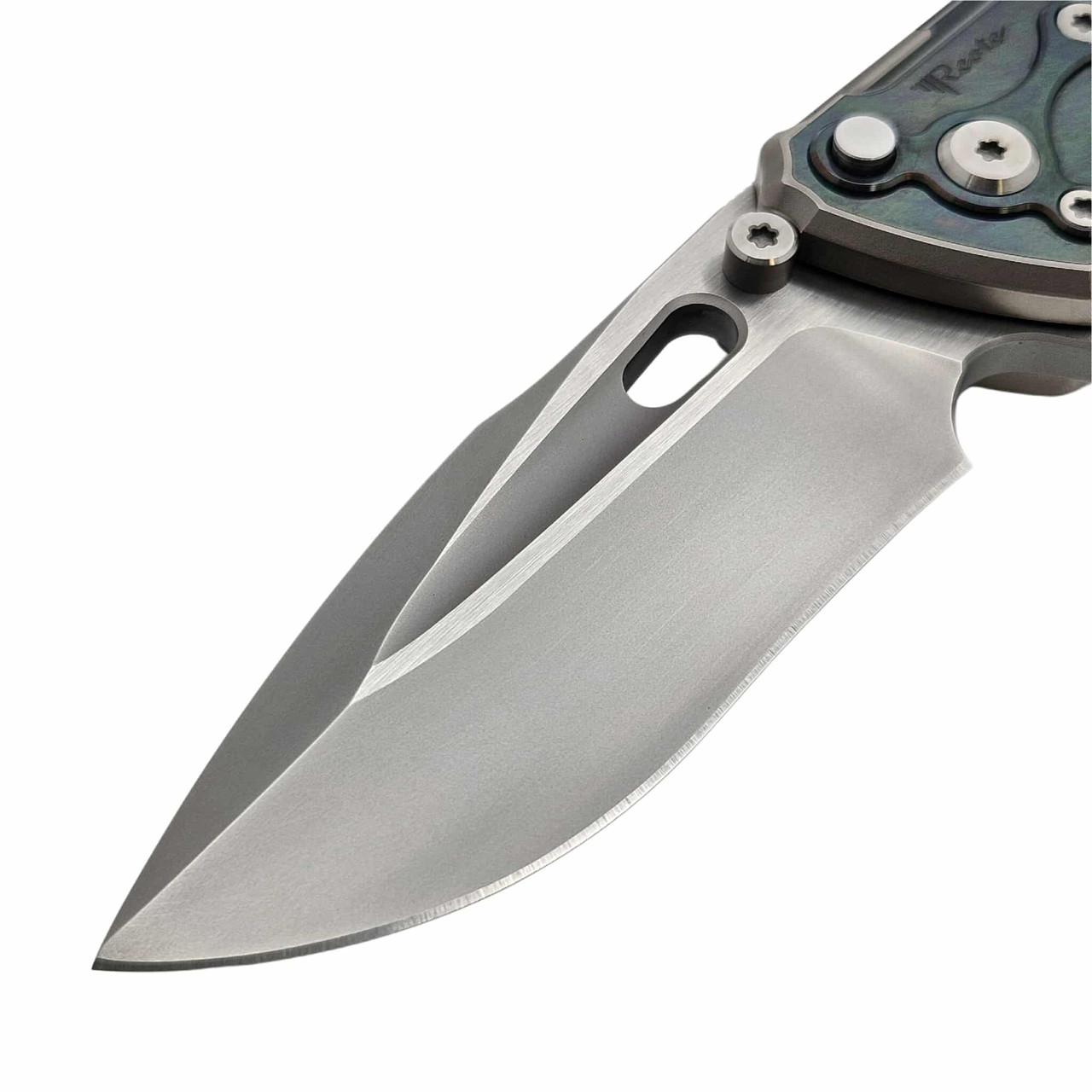 Reate Knives Terminator T600 Titanium Integral Green Zirconium Accent ...
