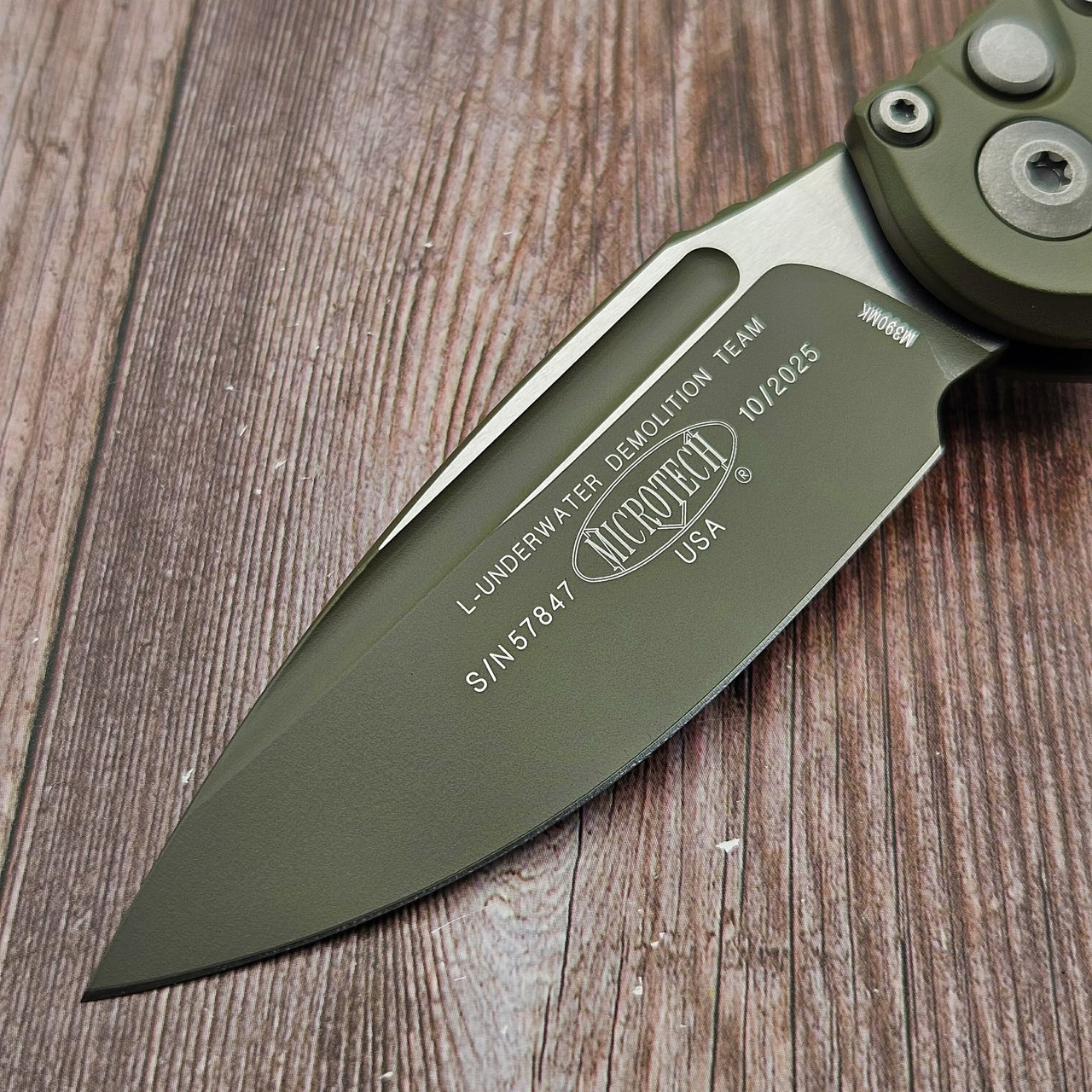 Microtech LUDT S/E Generation III 1135-1MG-C21Z13 Cerakote Moss Green