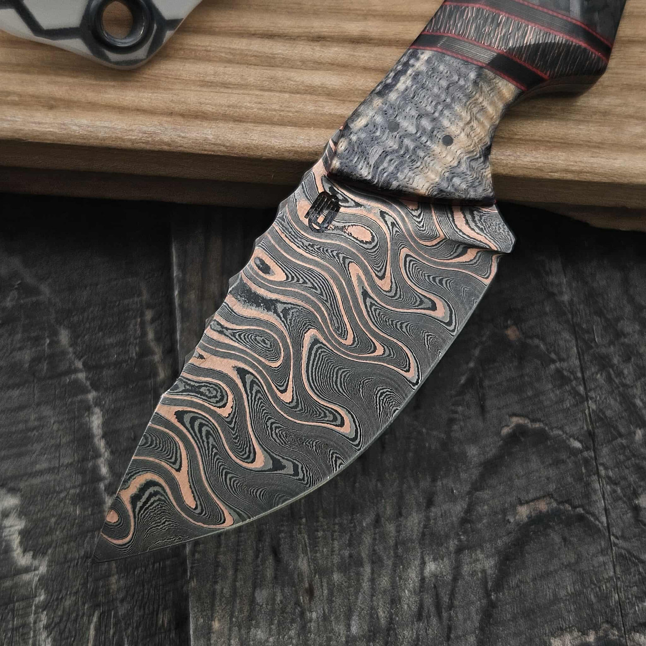 Rugged Mountain Sawtooth Fixed Blade Baker Forge