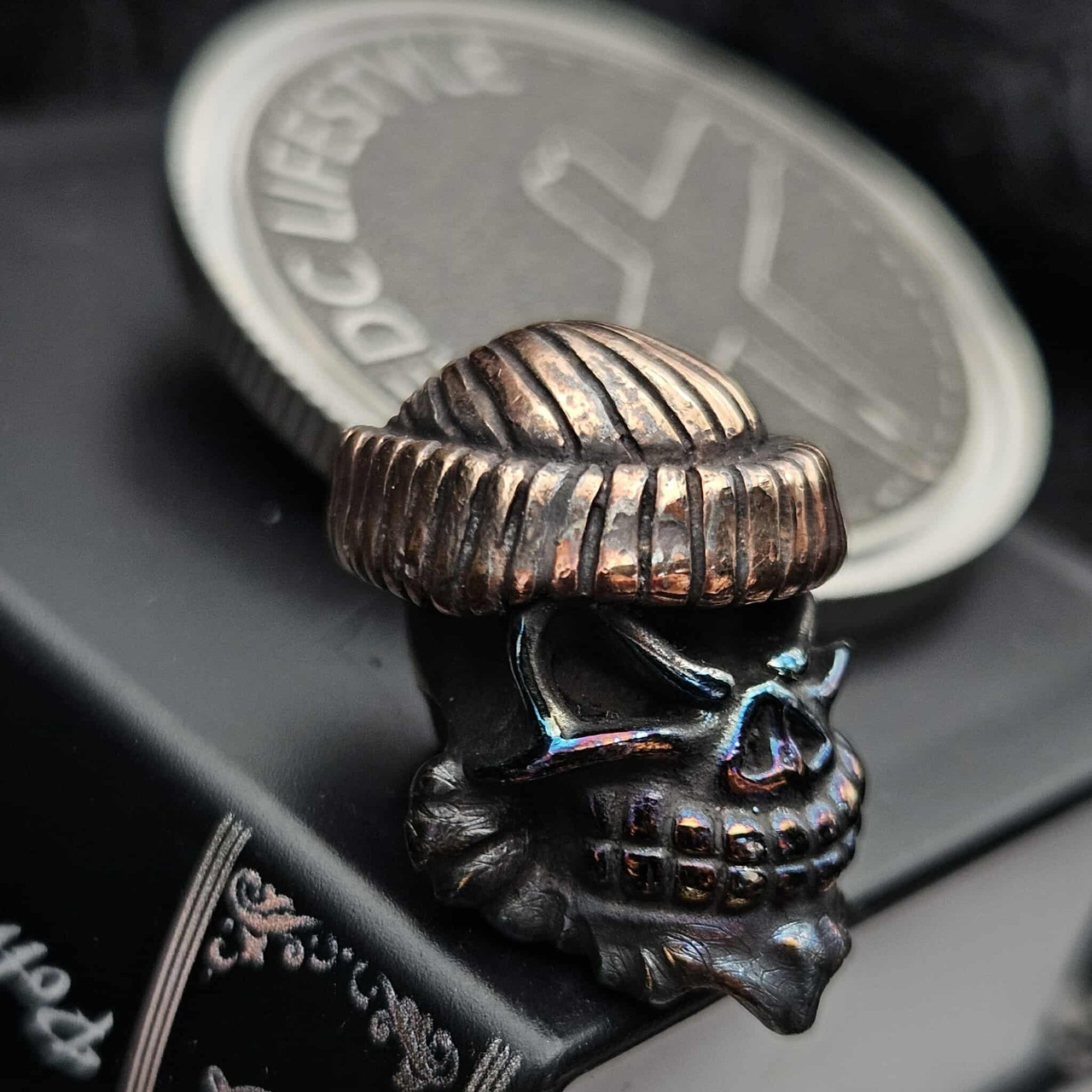 Starlingear Cobalt Slickster w/Copper Beret - Bead