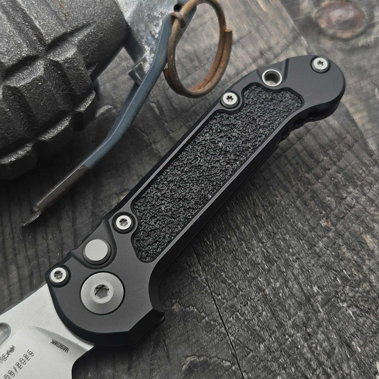 Microtech 1136-10 Black LUDT Gen III T/E Stonewash Grenade S/N 56998