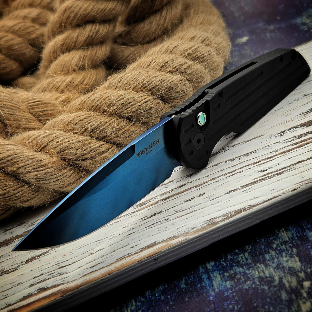 Pro-Tech Knives TR-3 Tactical Response 3 Sapphire Blue 3.5"