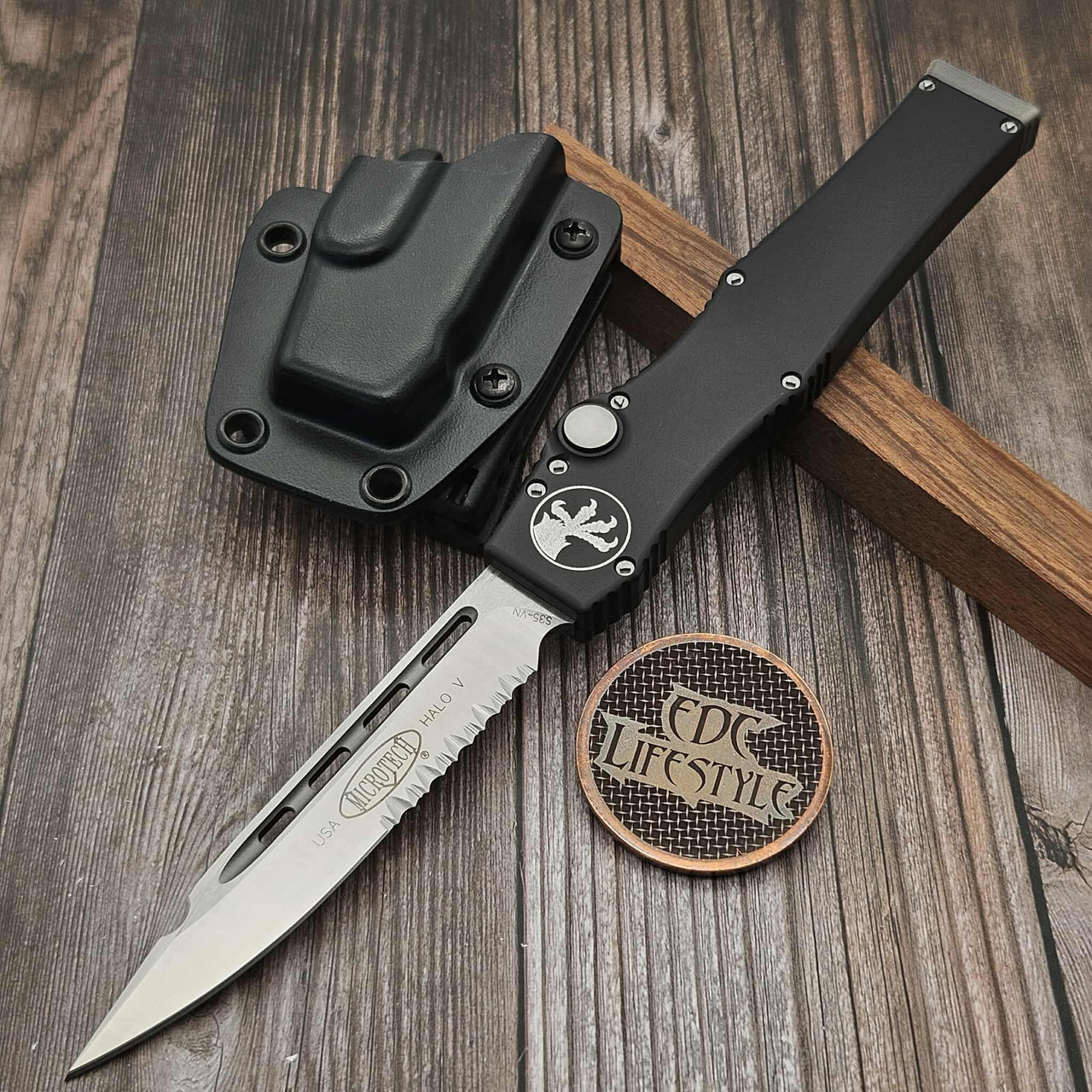 Microtech Knives Halo V S/E 151-5 S/N 01932 - Preowned