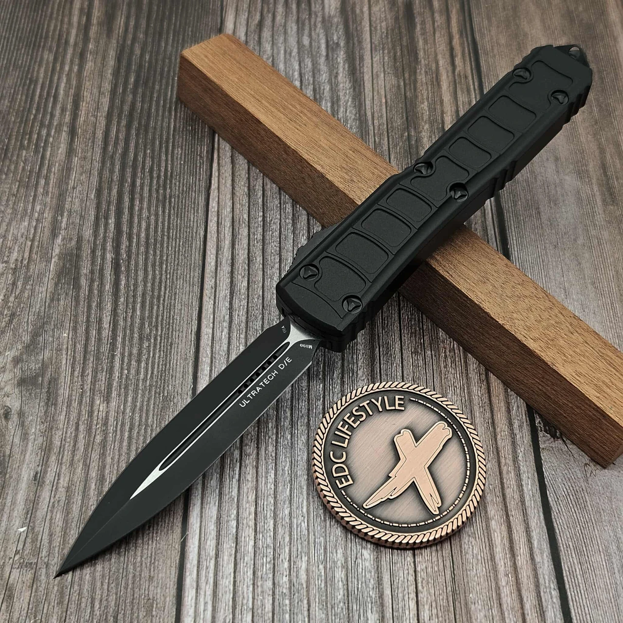 Microtech Ultratech II D/E Tactical Step Side 122II-1TS - Preowned