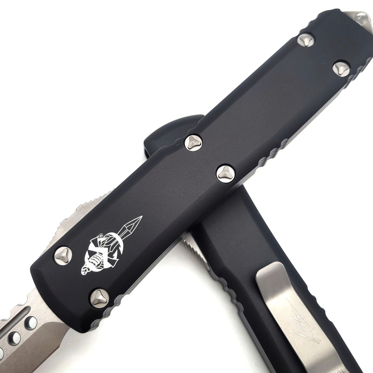 Microtech Ultratech 119w 10s Stonewash Warhound