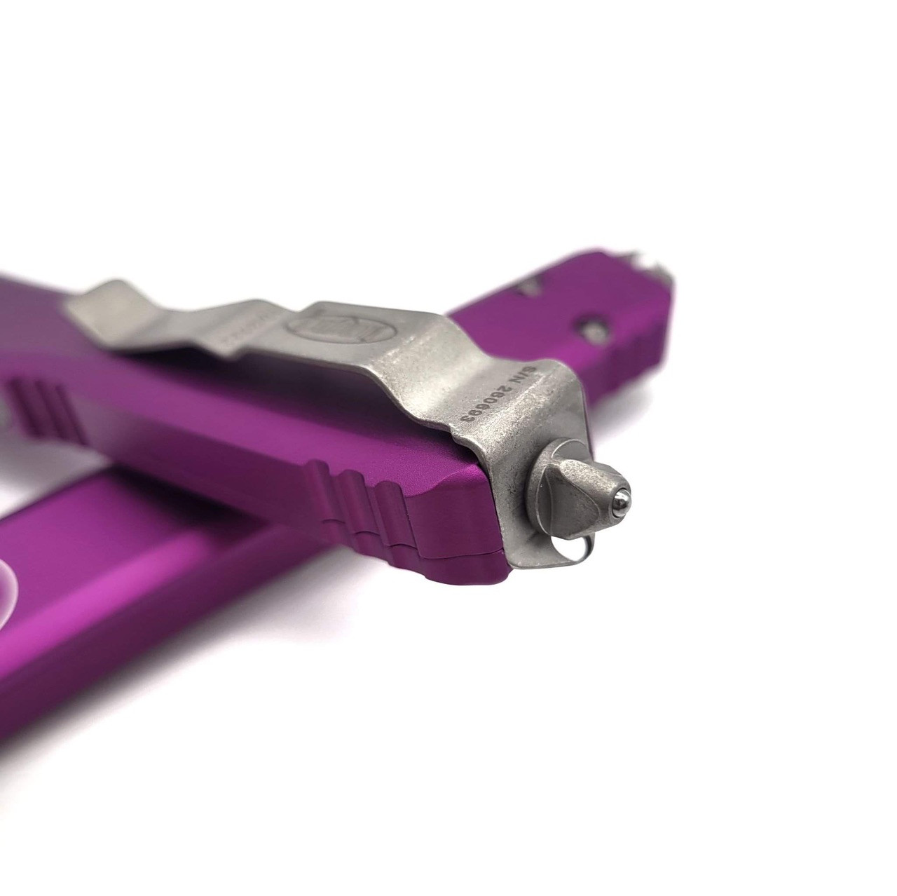 Microtech Ultratech 121 10apvi Violet Single Edge Apocalyptic