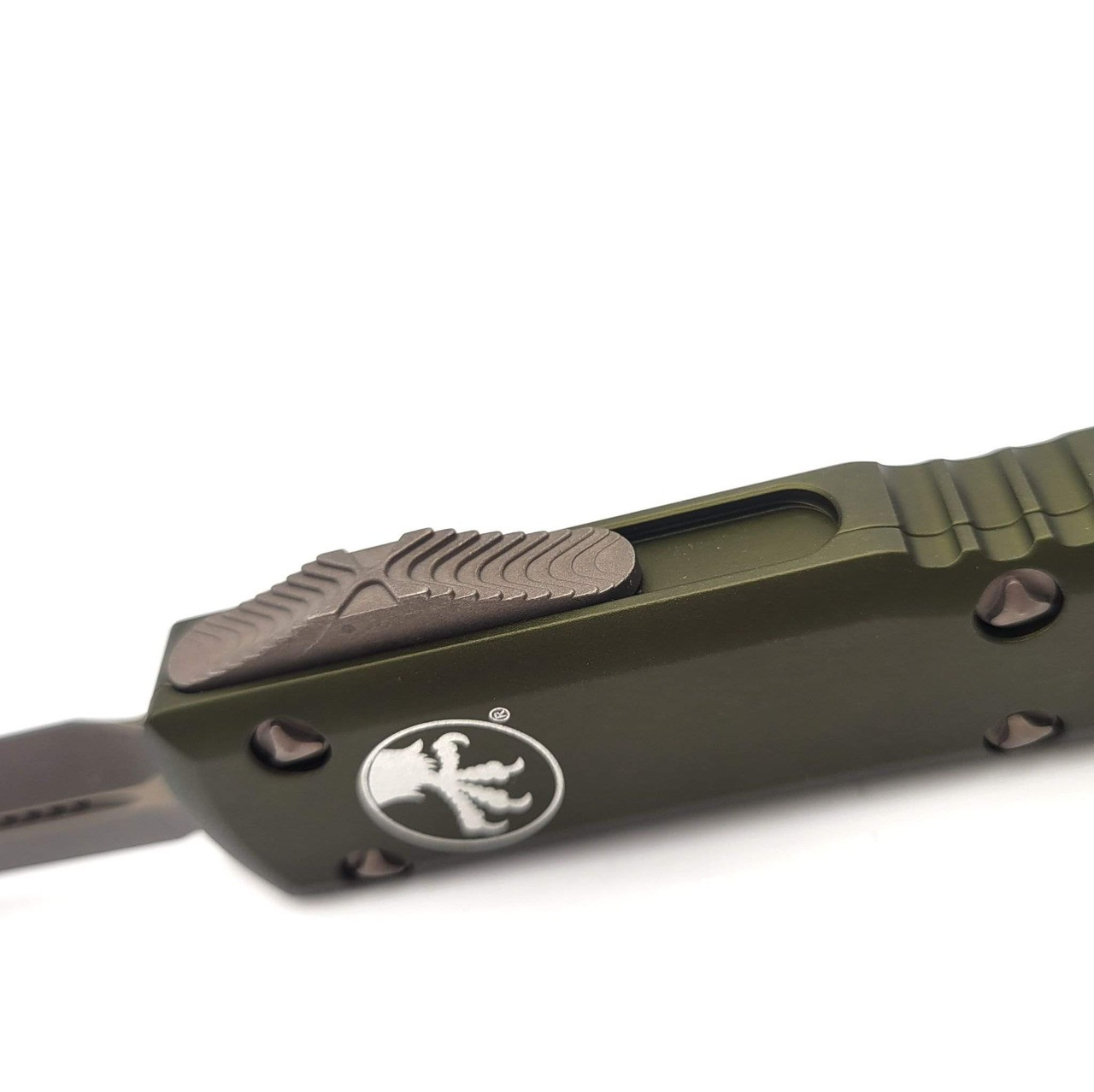 Microtech Ultratech 122 13apod Od Green Bronzed Apocalyptic Double Edge