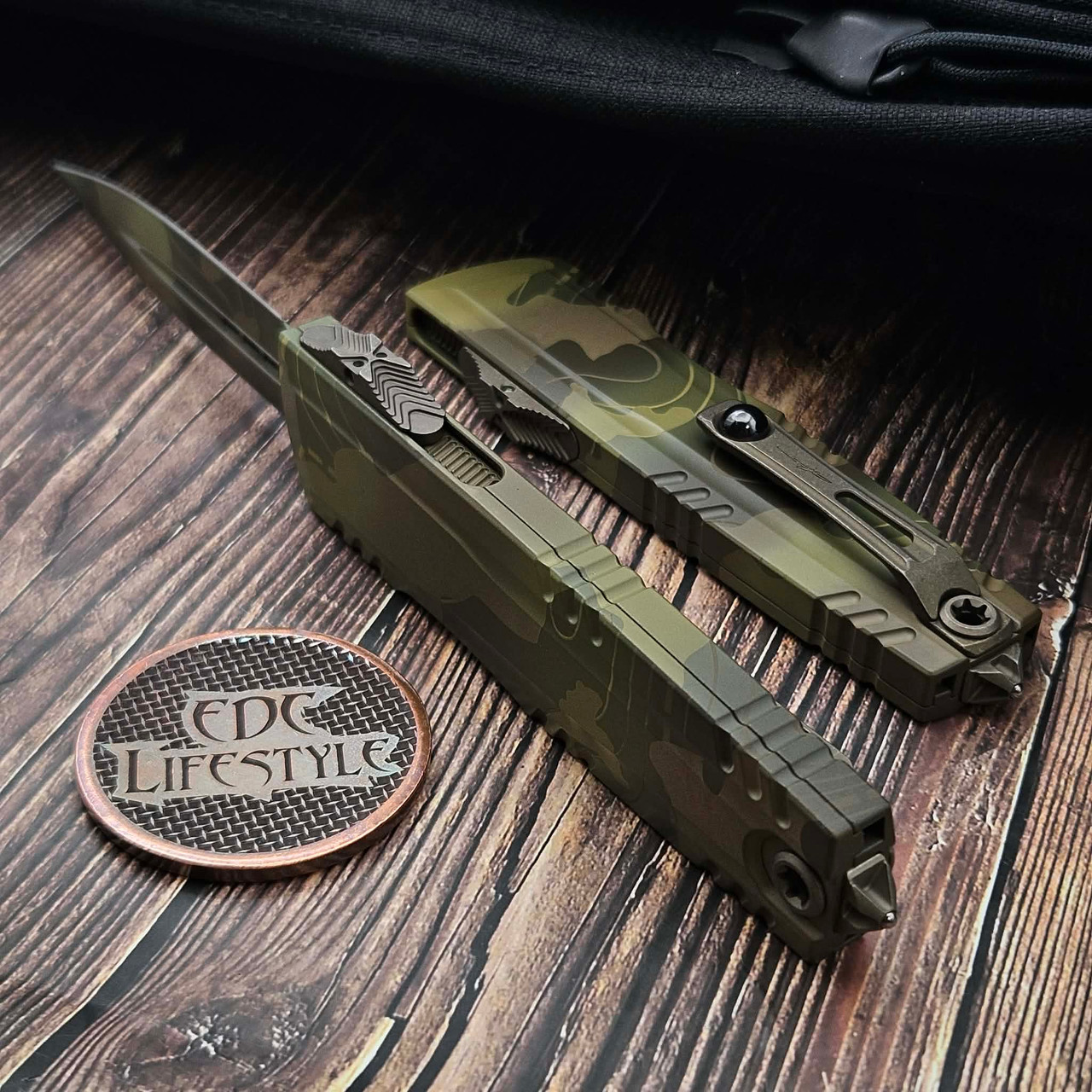 Microtech Knives Surefire Luminary D/E ZBP 1270-1TPBNBOCS Topographic ...