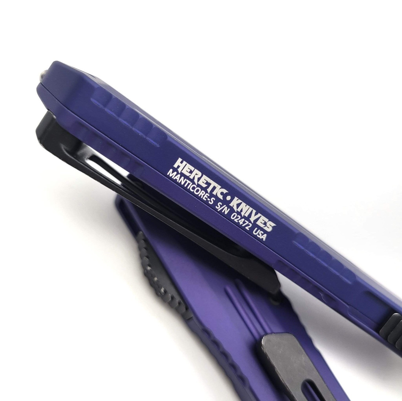 Heretic Manticore S Battleworn Black Recurve Purple H025 8a Pu