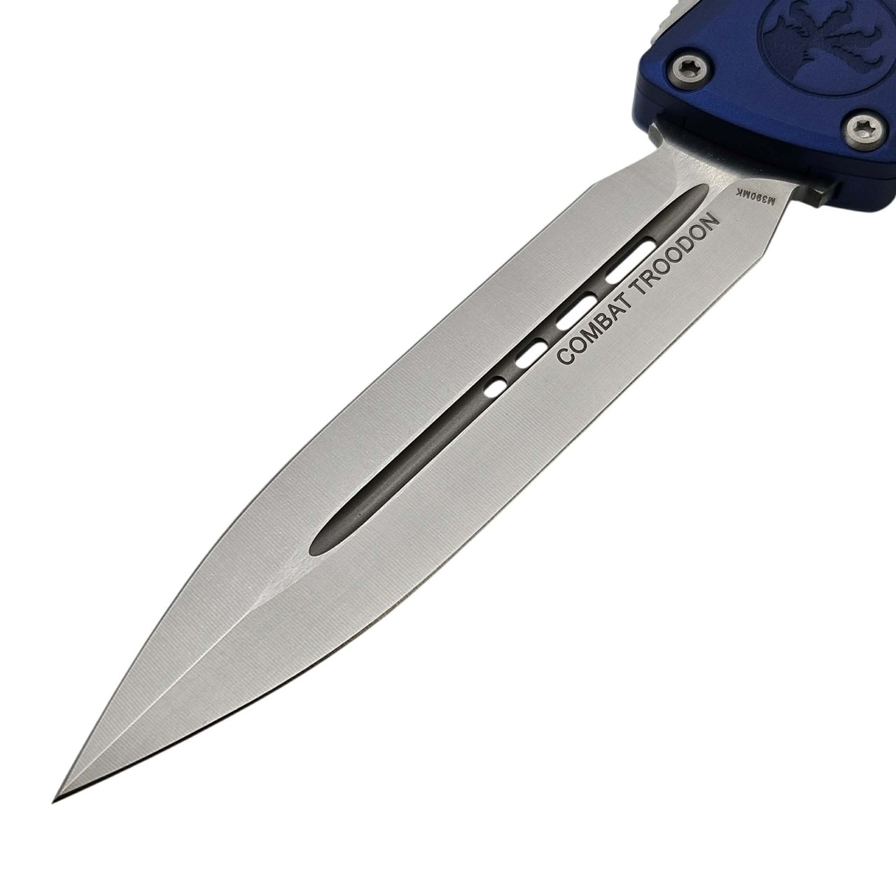 Microtech Combat Troodon Gen III 1142-10NA Navy D/E Stonewash