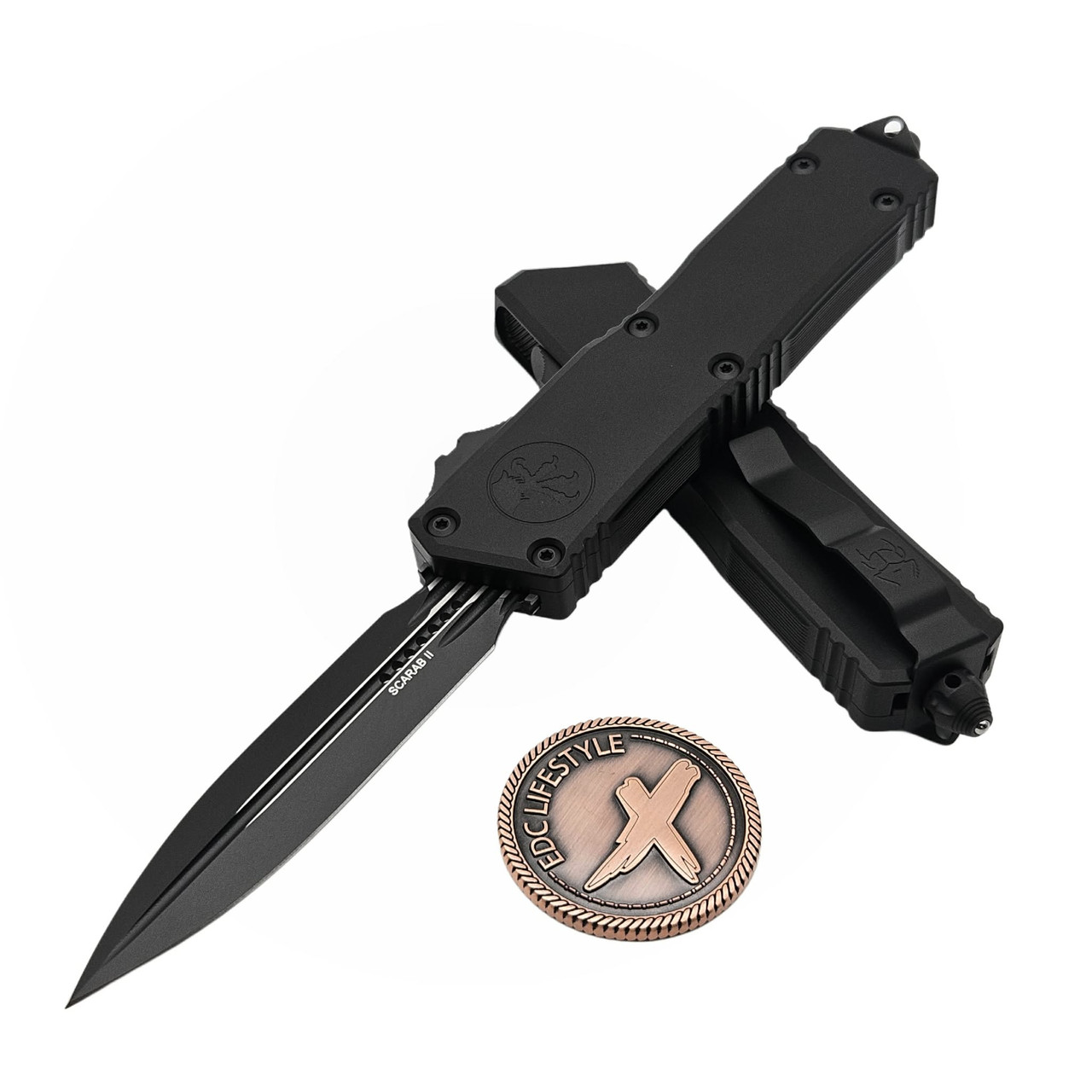 Microtech Executive Scarab II D/E Gen III 1175-1T Black Tactical