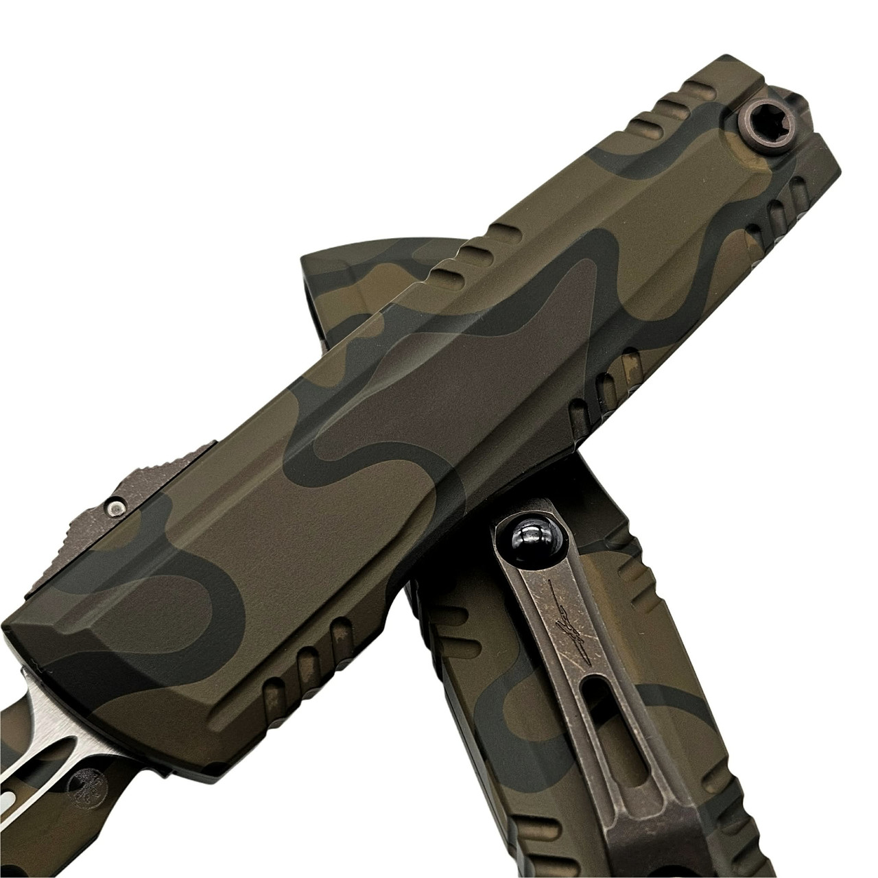 Microtech Knives Surefire Luminary D/E ZBP 1270-1WOOCS Woodlands Olive ...