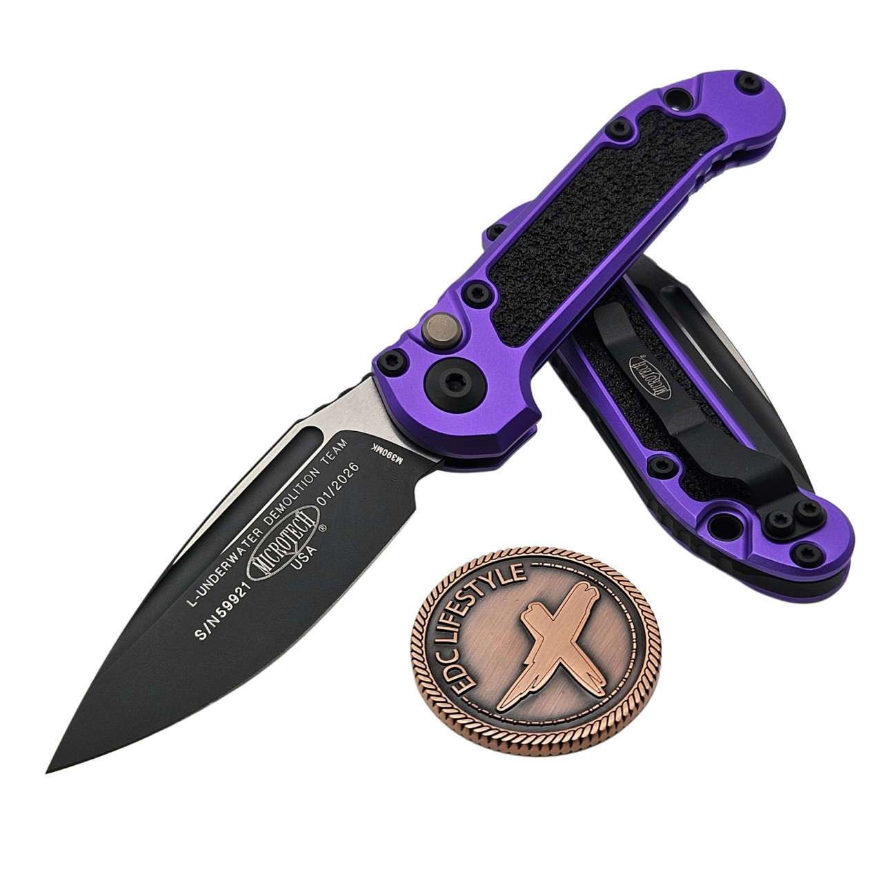 Microtech LUDT S/E Gen III 1135-1PU Purple Black Standard
