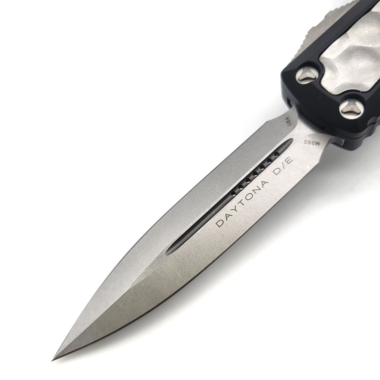 Microtech 126-10BIS Daytona Double Edge Stonewash Standard Brute Inlay