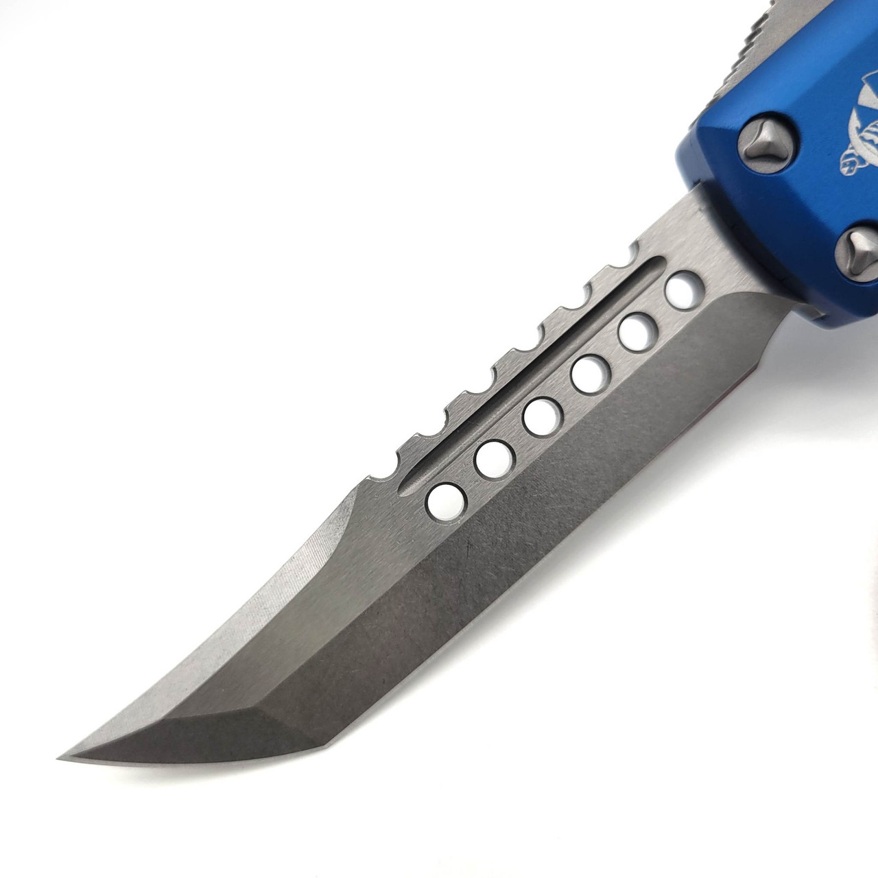 Microtech UTX-85 719-10BL Blue Hellhound Tanto