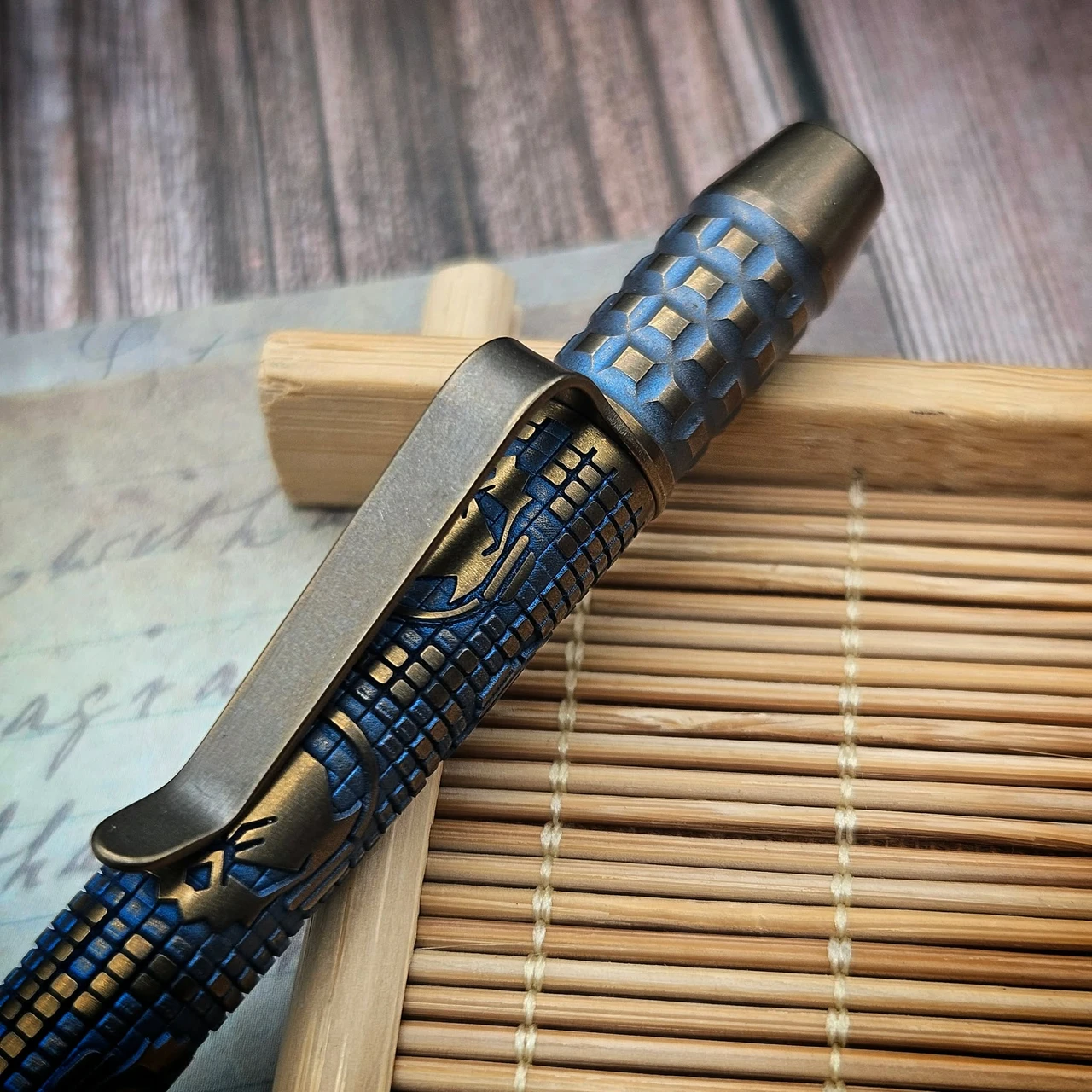Ti2 Titanium Techliner Ladetta Shorty 5" Pen