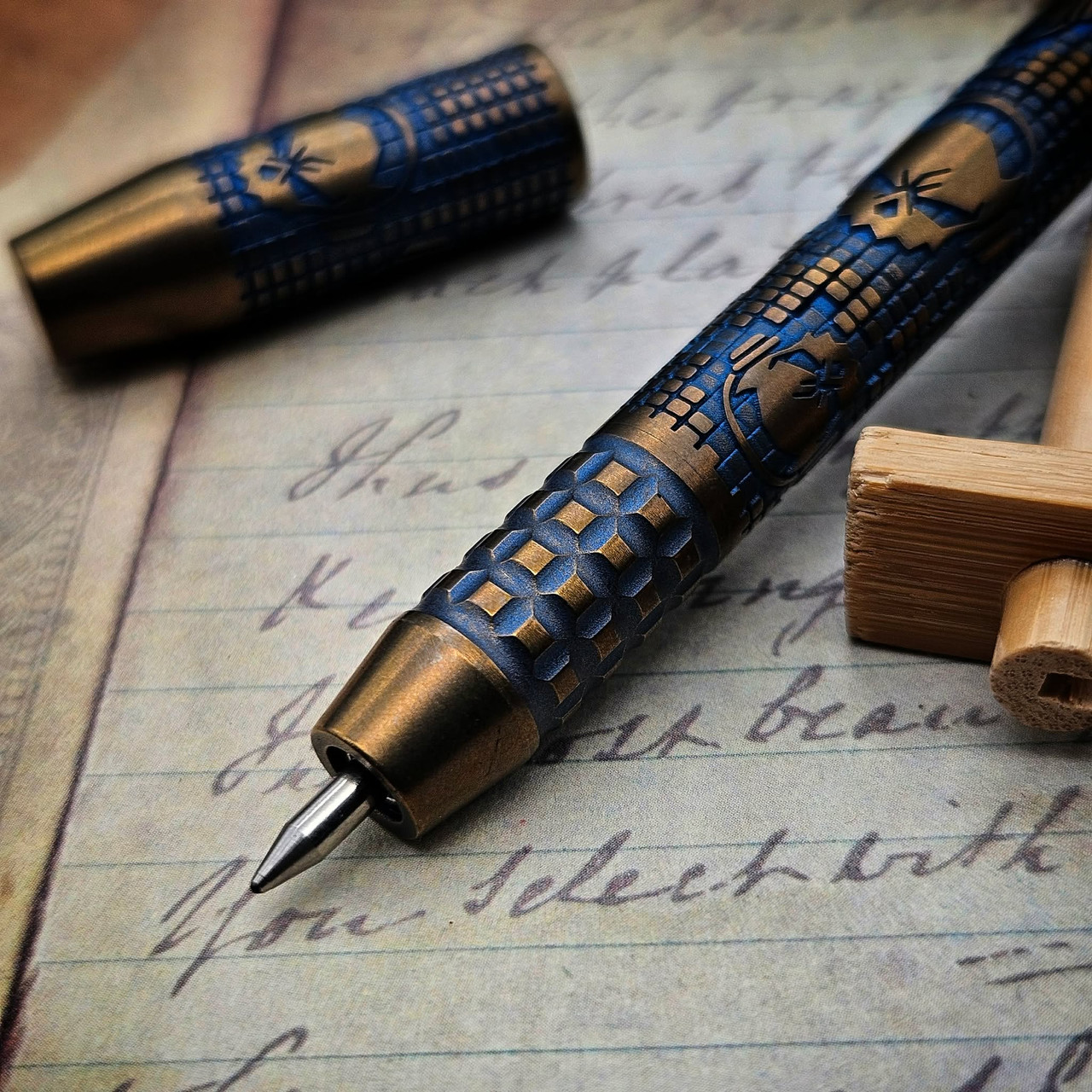 Ti2 Titanium Techliner Ladetta Shorty 5" Pen
