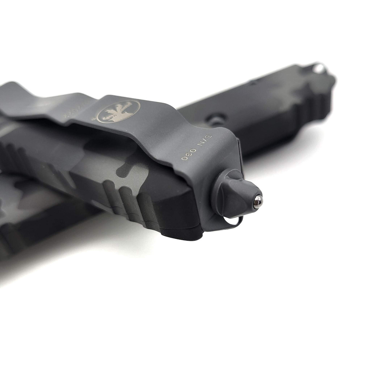 Microtech Utx 85 231 2ucs Urban Camo Single Edge Partial Serrated